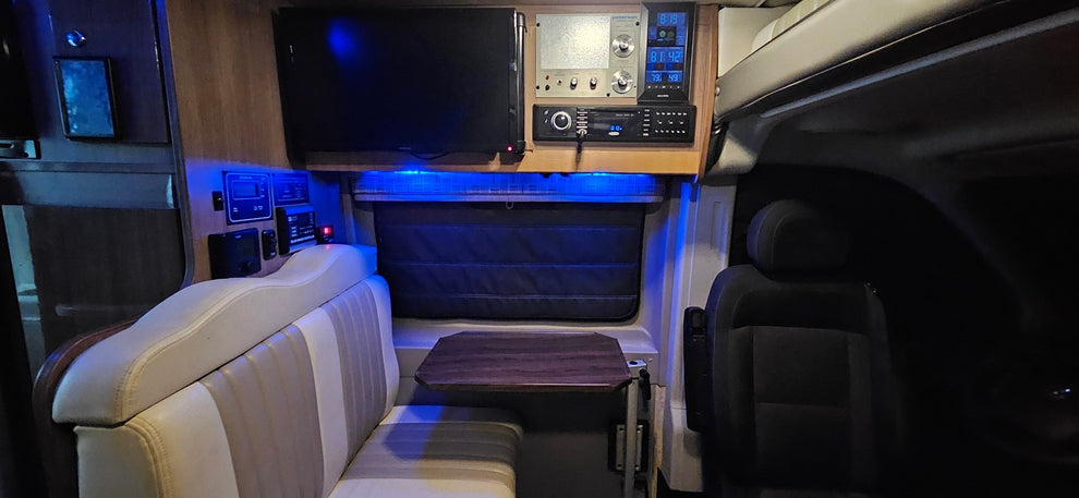 Pre-19 Travato 59G: Dinette/Bed Window Shade – Vanmade Gear
